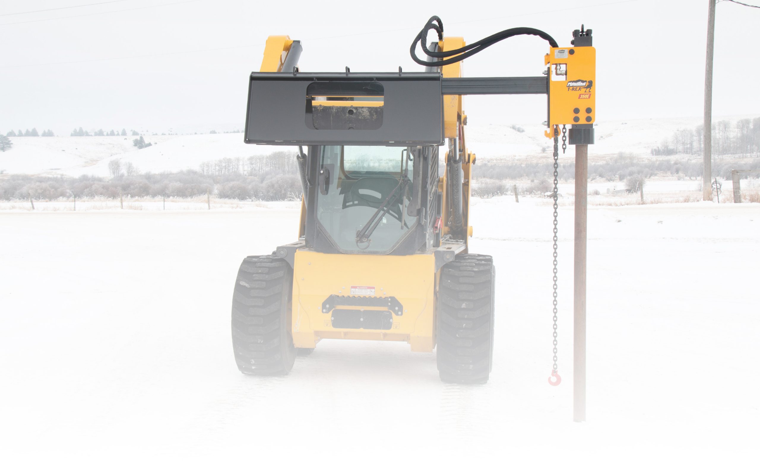 Montana Post Driver | The ORIGINAL Hydraulic Hammer Post Driver